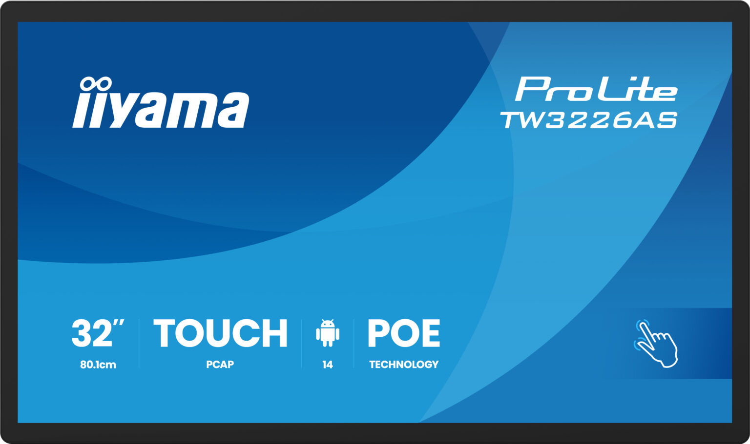 iiyama TW3226AS-B3P | Panel PC táctil 31.5” Android 14 con PoE